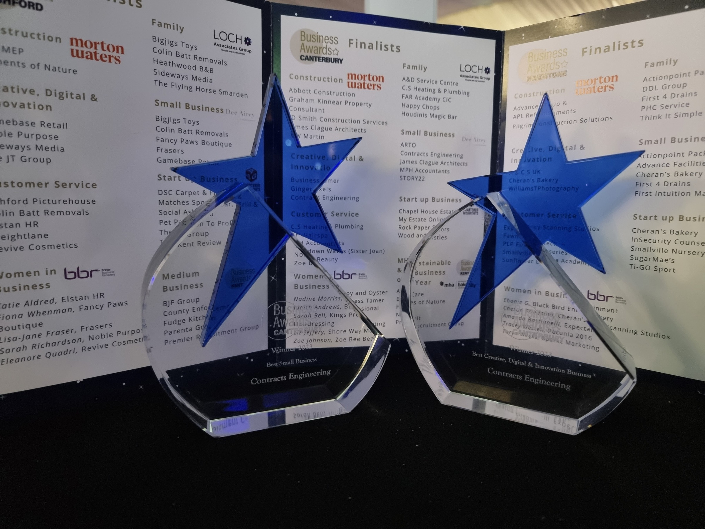 Contracts Engineering named best small business of the year in double awards night success ...